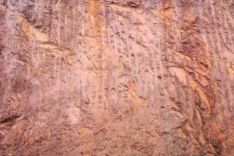 Texture of Mountain Showing Red Soil and Rock Stock Image - Image of ...