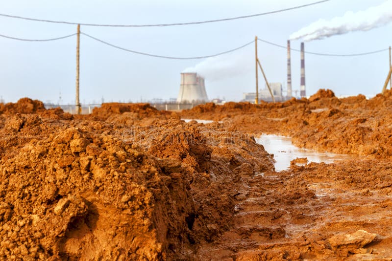 Texture of Mud or Frozen Soil Stock Photo - Image of cracked, pattern ...