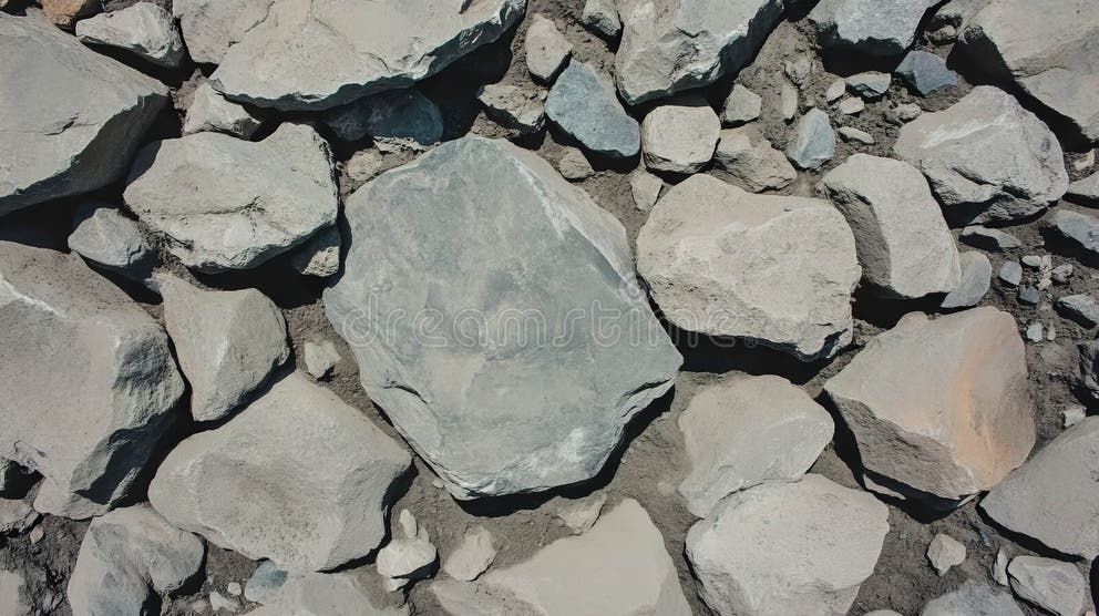 Texture of Mud Wall with Large Rocks and Uneven Surface for Rustic ...