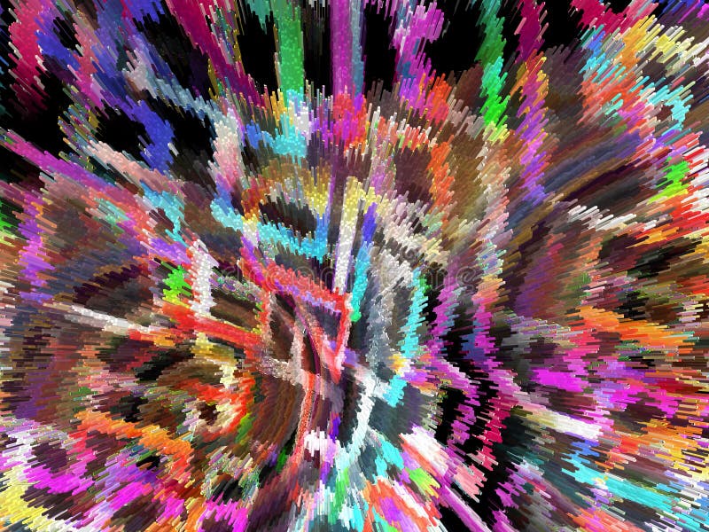 Abstract Multi Texture in Reds and Yellows Stock Illustration ...