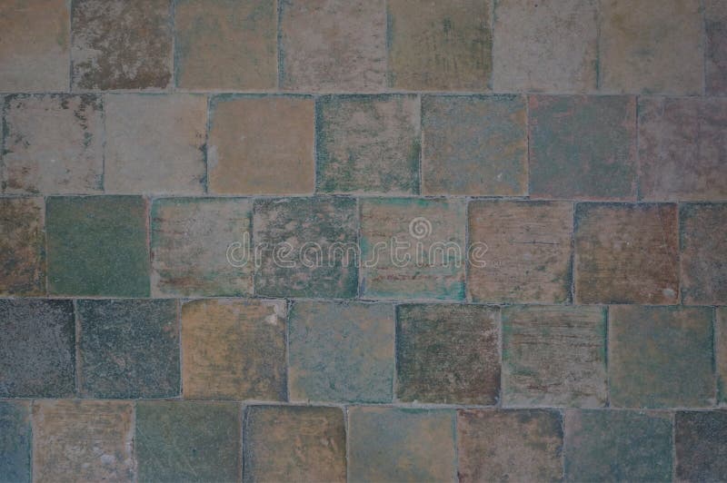 Texture of a Multi-colored Floor Tiles of Ancient Building Stock Photo ...