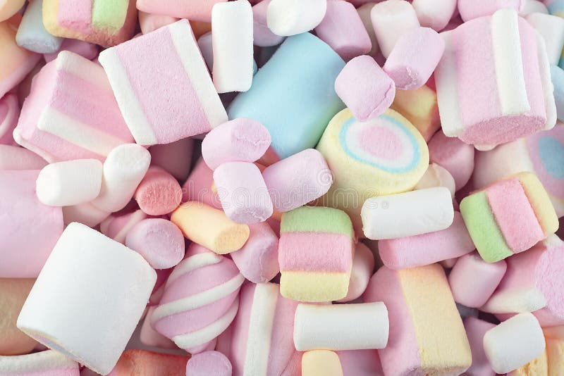 Texture of Multi-colored Sweet Marshmallows. Stock Photo - Image of ...