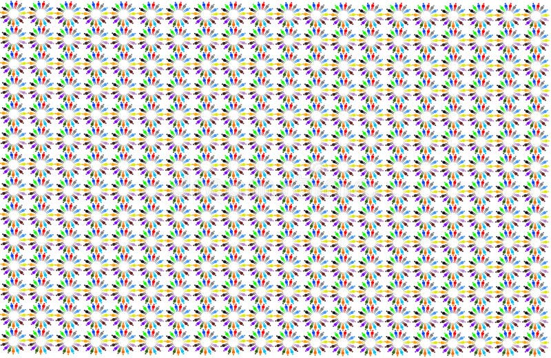 Texture from Multicolored Patterns with Little People Stock ...