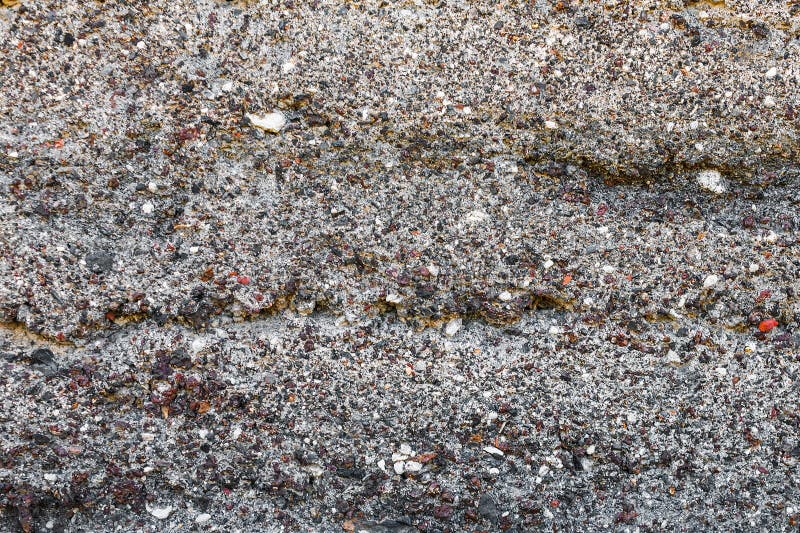 Texture from a Multicolored Stone and Slag. Stock Photo - Image of ...