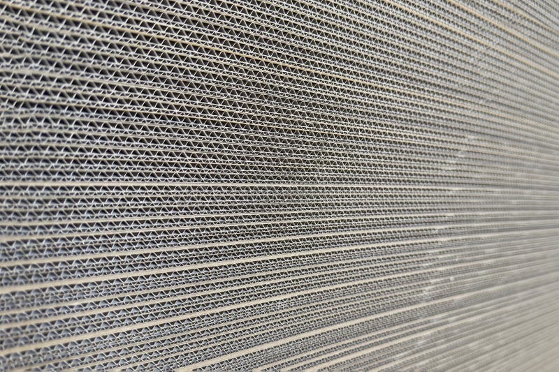 Texture of Multilayer Cardboard Close-up. Large Sheets of Cardboard are ...