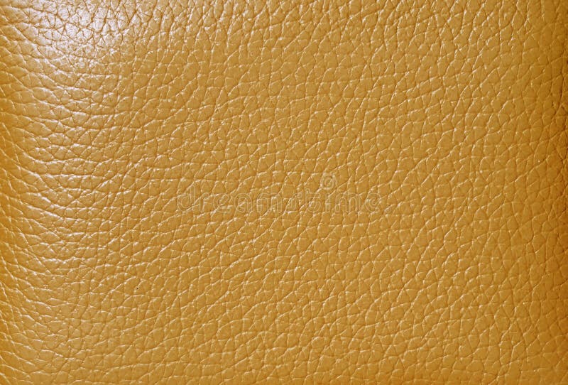 Texture of Mustard Colored Cow Leather for Background Stock Photo ...