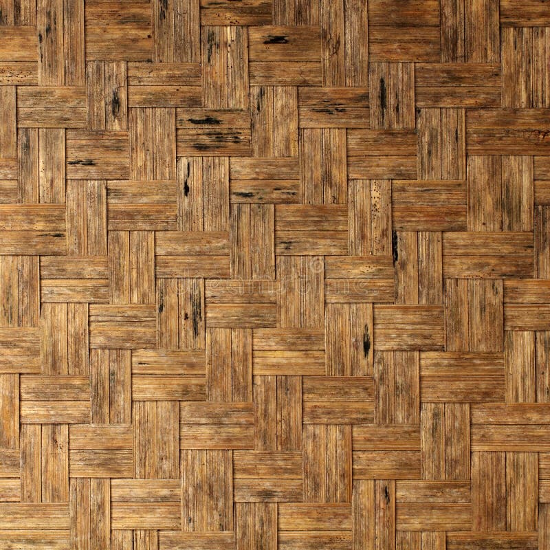 Texture of Natural Bamboo Weave Spade of Frying Pan Stock Photo - Image ...