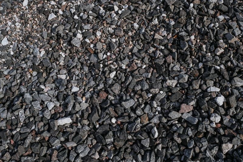 Texture of Natural Crushed Stone on Oad Stock Image - Image of texture ...