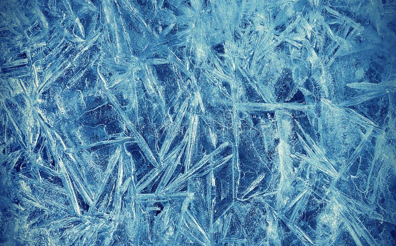 Texture of Natural Ice Pattern Stock Image - Image of freeze, seasonal ...