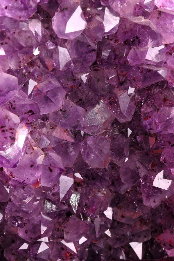 Texture from Natural Amethyst Stock Image - Image of lilac, jewelry ...