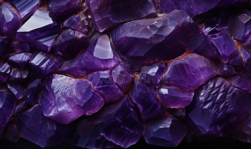 Texture of Natural Stone Amethyst. Amethyst Stone Stock Illustration ...