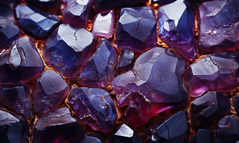 Texture of Natural Stone Amethyst. Amethyst Stone Stock Illustration ...