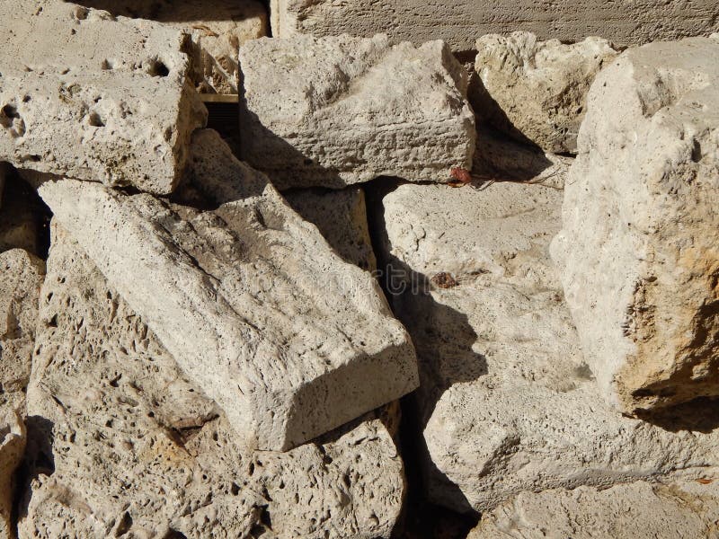 The Texture of the Natural Stone and Construction Stock Photo - Image ...