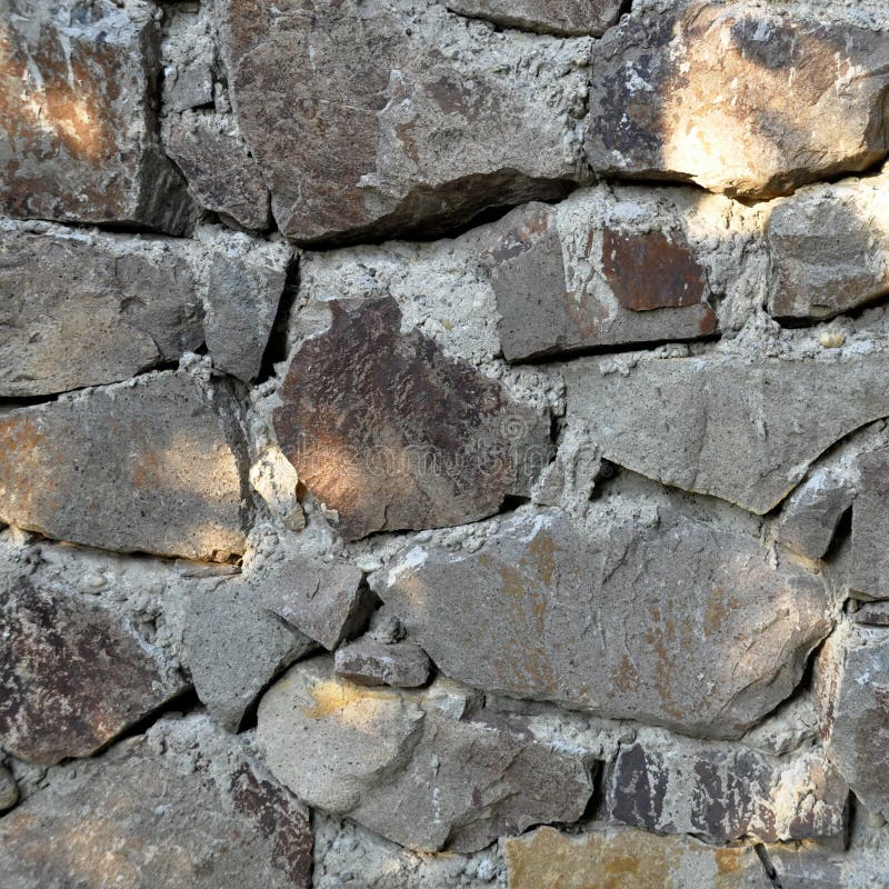 Texture of Natural Stone Material and Brick Masonry Walls. Stock Photo ...