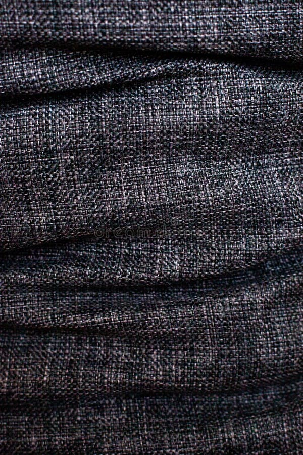 Texture of Natural Weave Cloth in Dark Color Stock Image - Image of ...