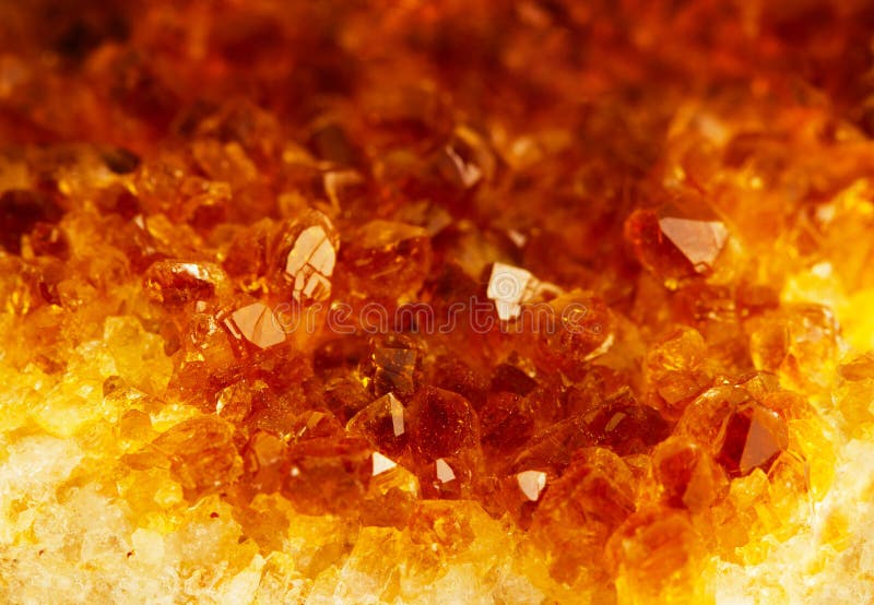 Texture of Nature - Gem Citrin Stock Photo - Image of crystal, color ...