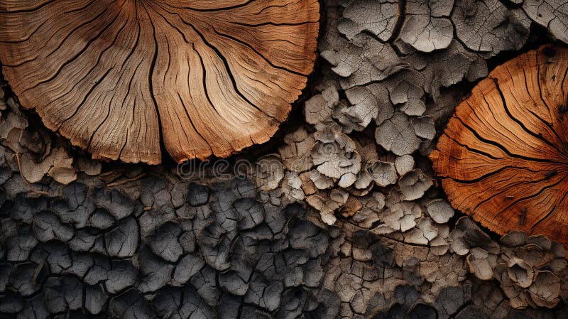 Texture and Nature Harmony stock illustration. Illustration of ecology ...