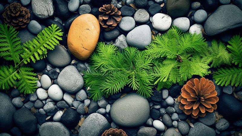 Texture and Nature Harmony stock illustration. Illustration of relax ...