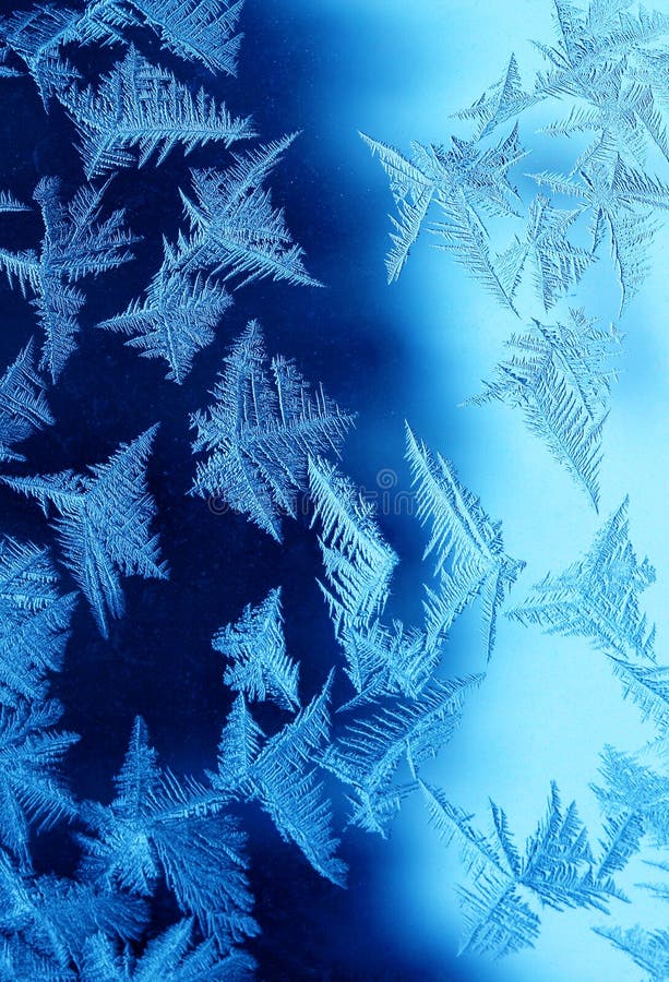 Frost Pattern on a Window Glass Stock Photo - Image of frostwork ...