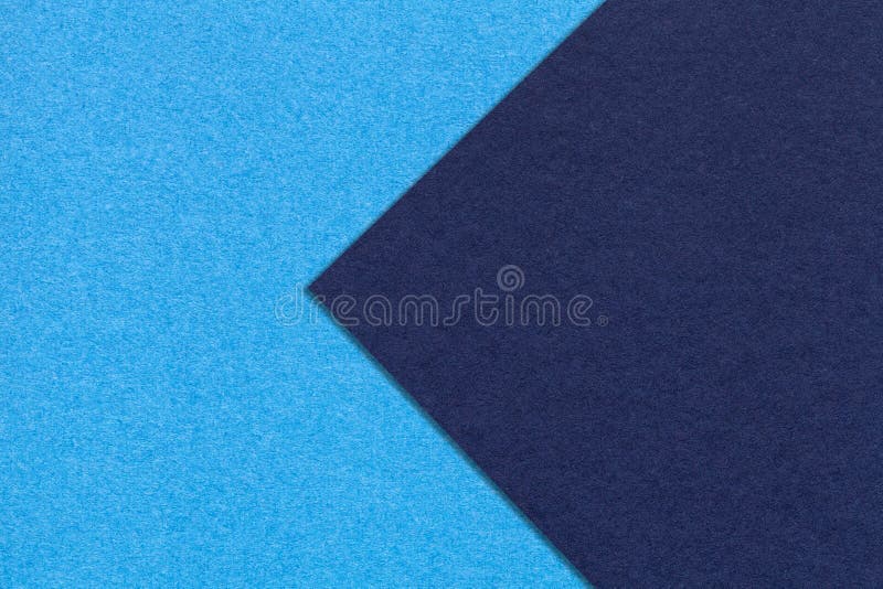 Texture of Navy Blue and Turquoise Paper Background, Half Two Colors ...