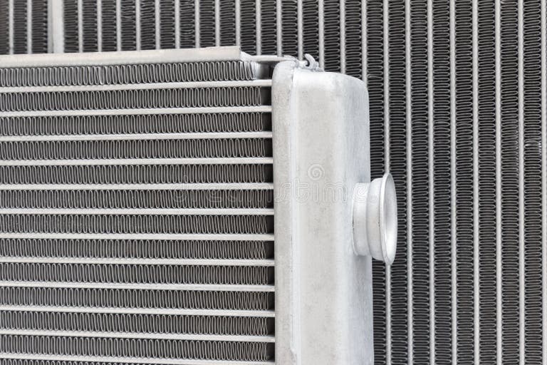 Texture of the New Engine Cooling Radiators Stock Photo - Image of ...