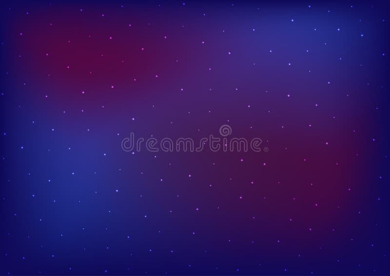 Texture of Night Sky. Rectangular Horizontal Background with Stars ...