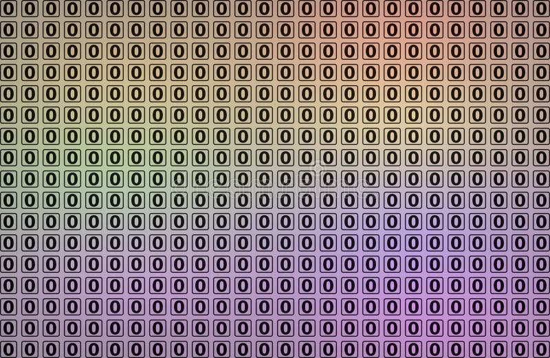 Texture with Number Zero in Square, Showy Background, Wallpaper, Soft ...