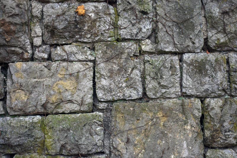 Texture of Old Big Stone Wall. Backdrop of Medieval Historic Building ...