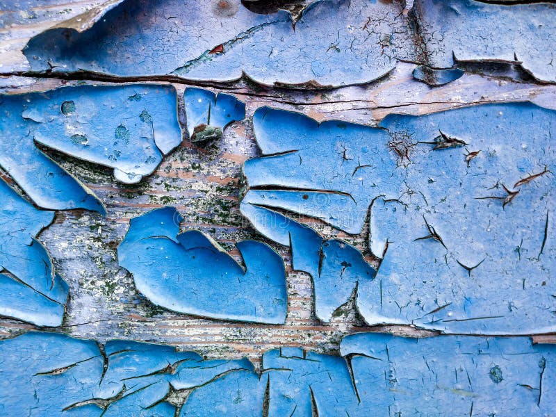 Texture of the Old Blue Paint Stock Photo - Image of inserts, green ...