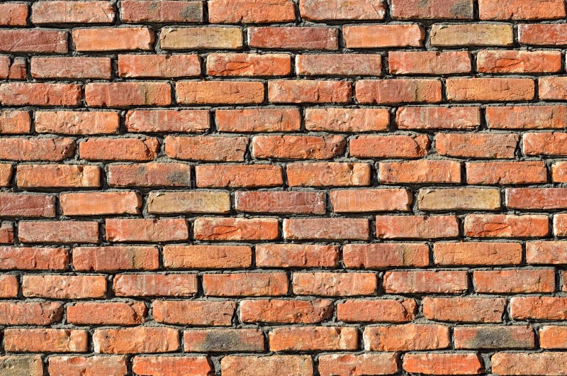 Texture of the Old Brick. the Rough Surface of a Brick Wall Stock Image - Image of historical ...