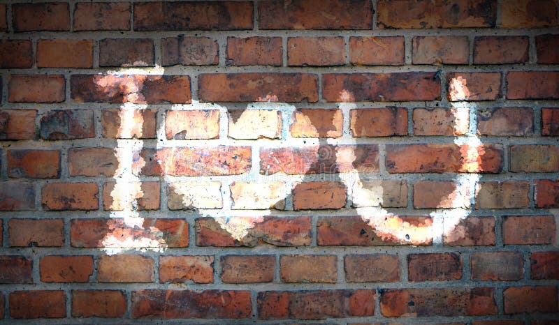 Brick wall with gaps stock image. Image of stonemason - 14896497