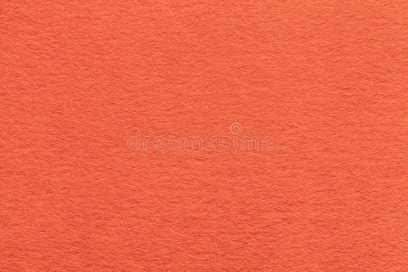 Texture of Old Bright Orange Paper Closeup. Structure of a Dense ...