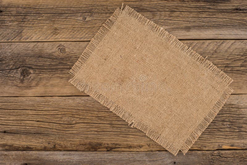 Texture of the Old Burlap and Wood. Stock Photo - Image of natural ...