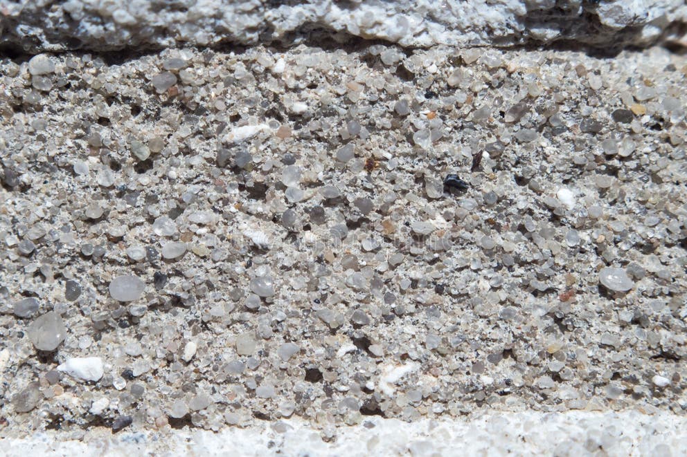 Texture of Old Cement Mortar in Brickwork, Sand and Granite Chips are ...