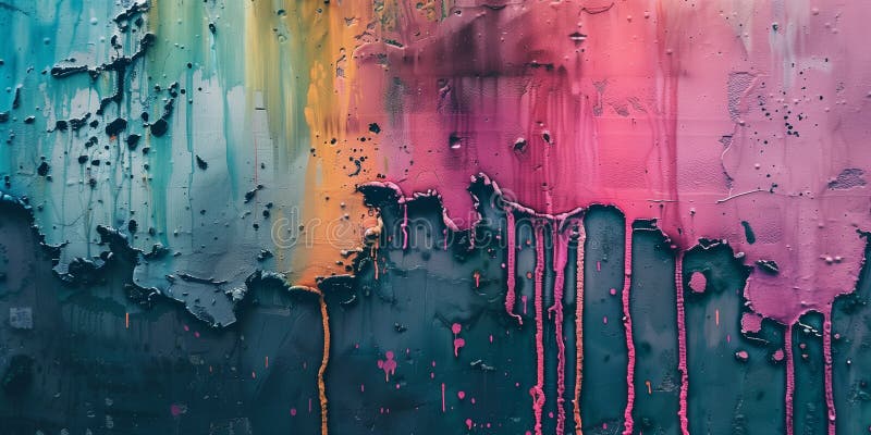 Texture of the Old Colored Wall Background Stock Illustration ...