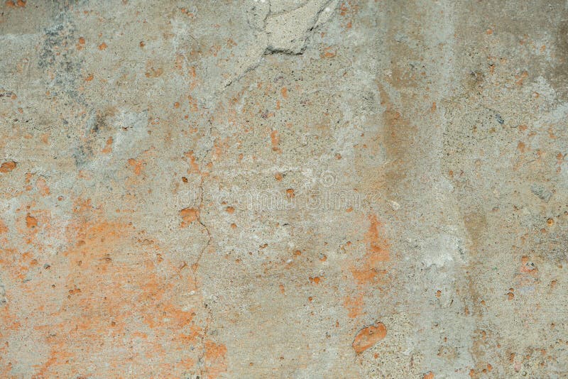Texture of an Old Concrete Surface with Chips and Stains. a Dilapidated ...