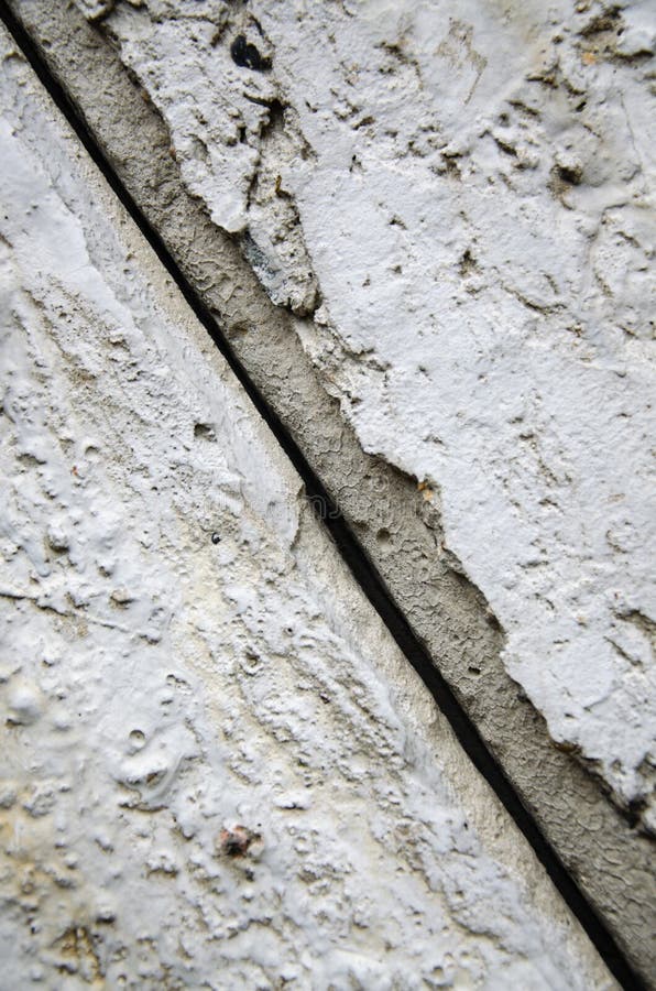 Texture of Old Concrete Wall with a Gap. Fragment. Macro. Gray Stock ...