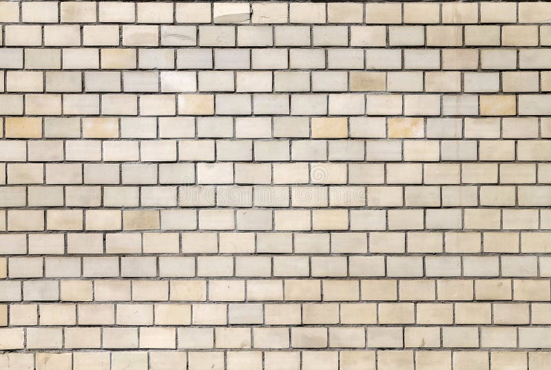 Texture of an Old, Cracked and Dirty Wall Made of Beige Rectangular ...