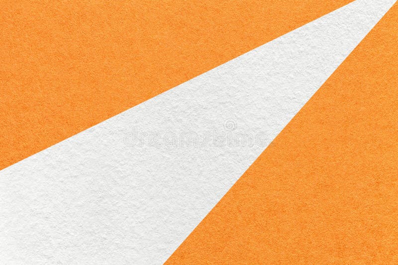 Texture of Old Craft White and Orange Color Paper Background, Macro ...