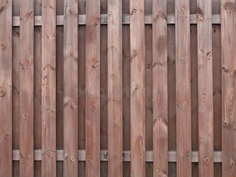 Texture of Old Fence, Painted Brown Paint Stock Photo - Image of detail ...