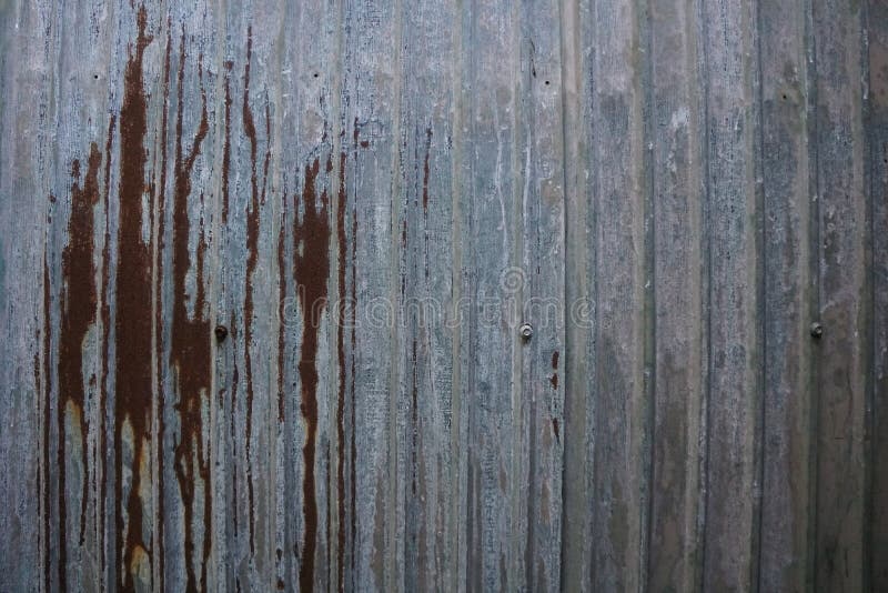Texture of the Old Galvanized Sheet with Rust Marks. Stock Photo ...