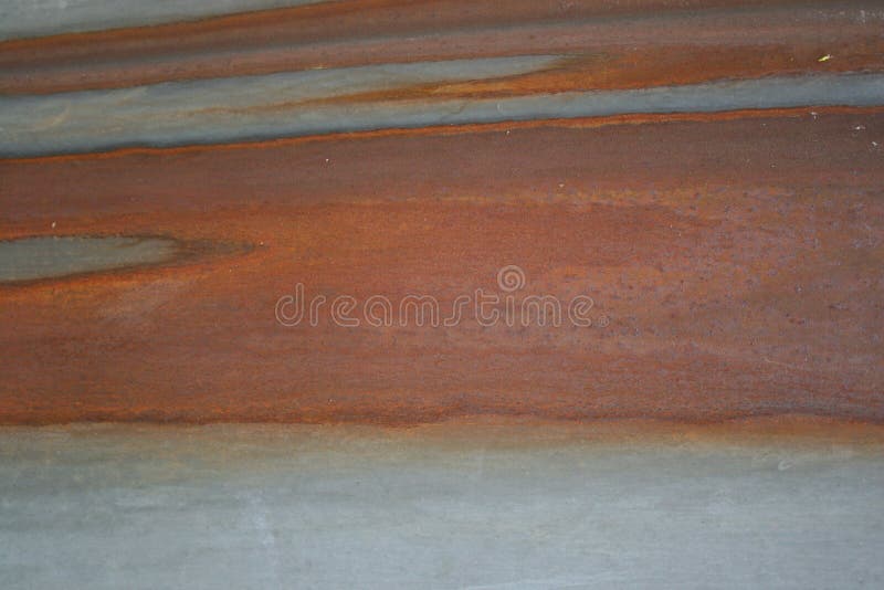 A Stream of Hot Metal, Molten Steel Flowing Along a Guide Chute. Stock ...