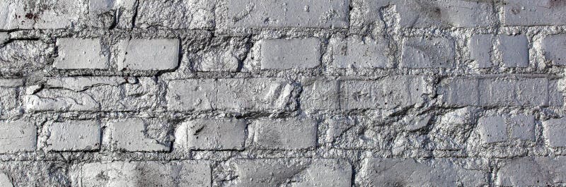 Texture of Old Grunge Silver Colored Brick Wall Stock Photo - Image of ...