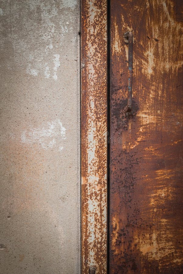 Texture of Old Iron Gates and Walls. Stock Image - Image of backdrop ...