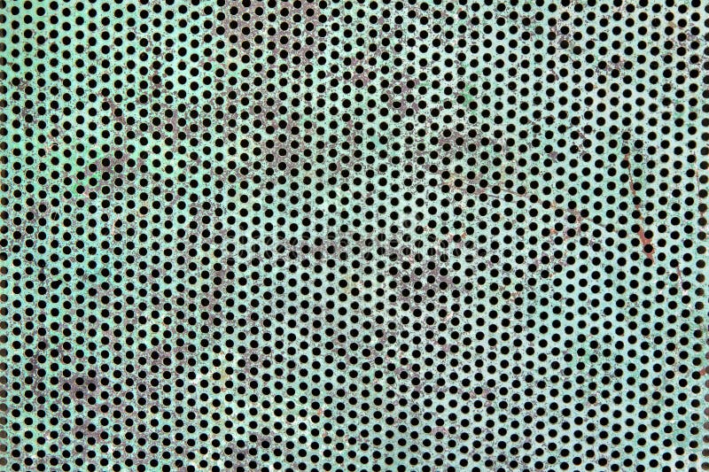 The Texture of an Old Iron Mesh with Round Cells. Stock Photo - Image ...