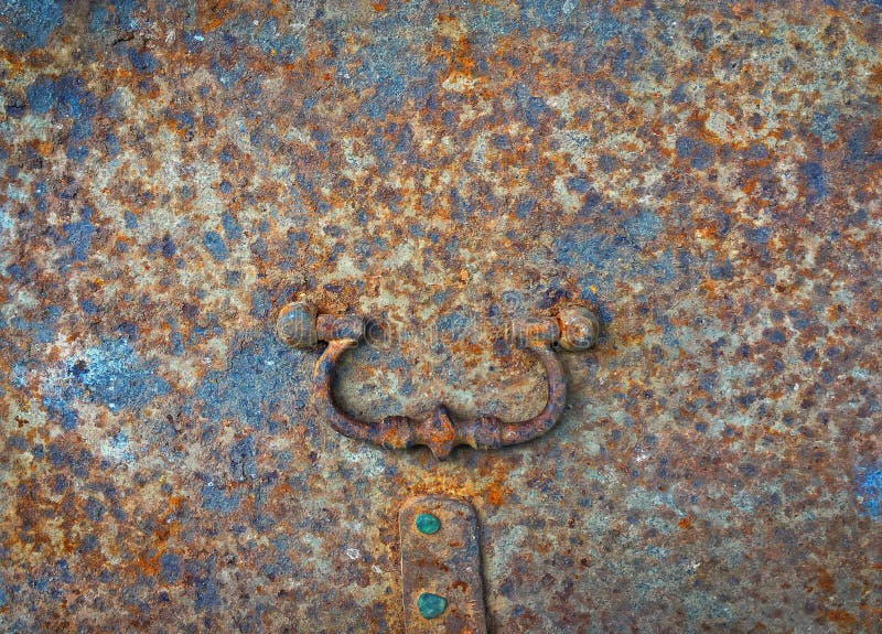 The Texture of an Old Metal Box Stock Image - Image of detail, damaged ...