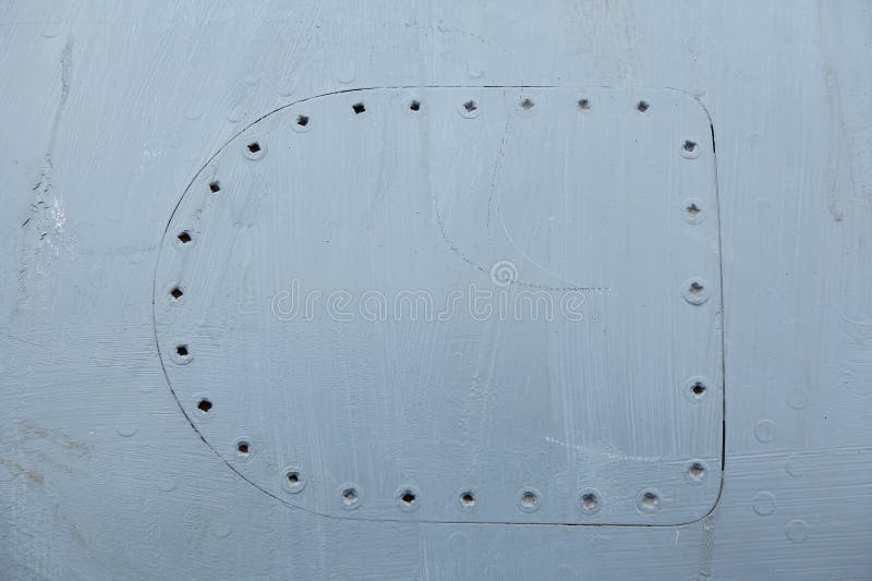 The Texture of an Old Metal Painted Surface with Holes Stock Image ...