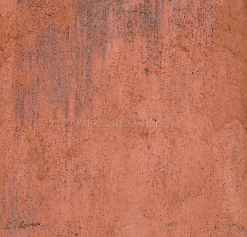 Texture Old Metal Surface Painted, Orange Paint with Rust Stock Image ...