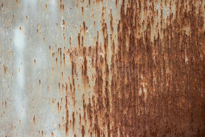 Texture of an Old Metal Surface with Rust Stock Image - Image of paint ...