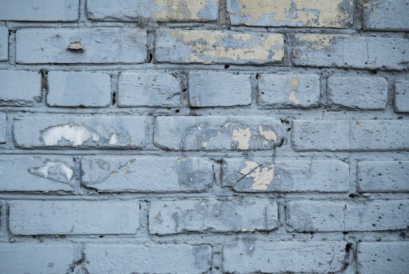 Texture of an Old Paint Covered Brick Wall Stock Photo - Image of black ...